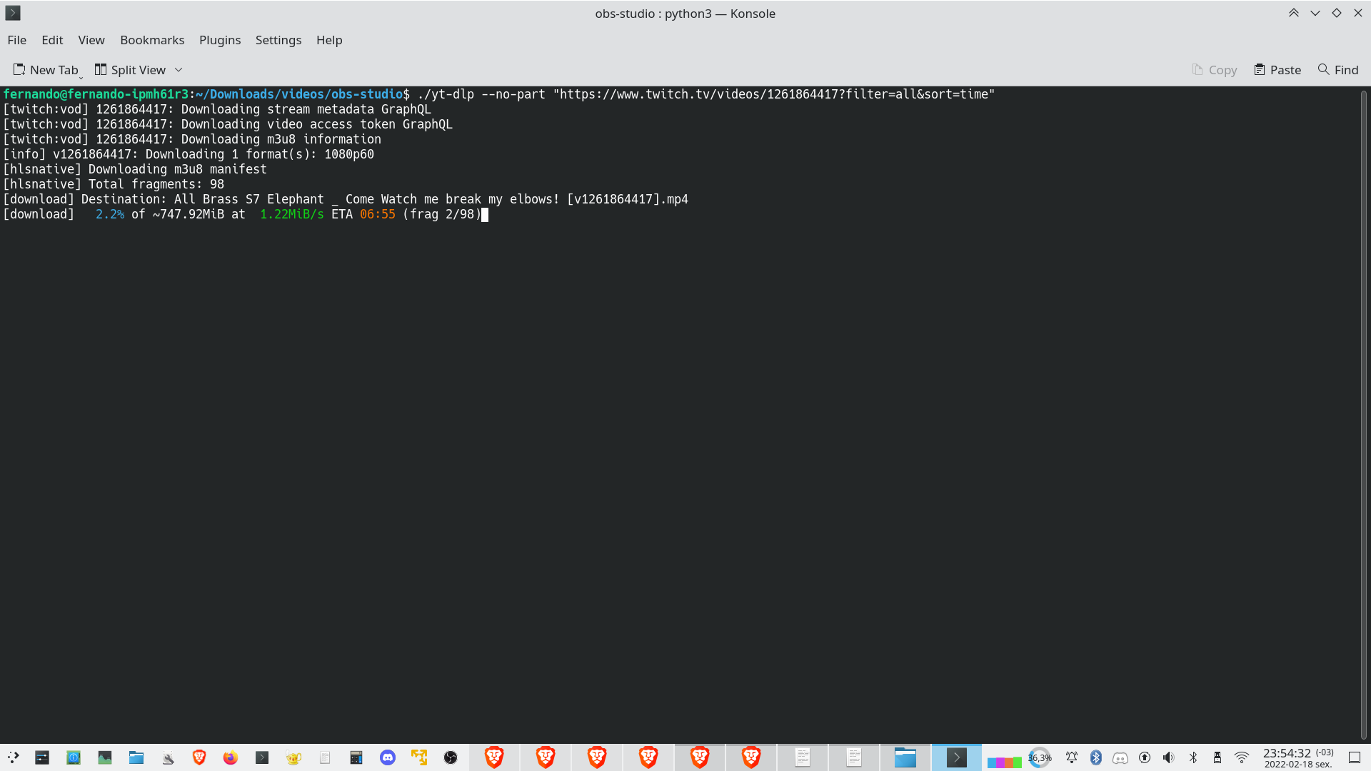 Fixing MP4-TS(I think that’s right) takes to long? : r/youtubedl