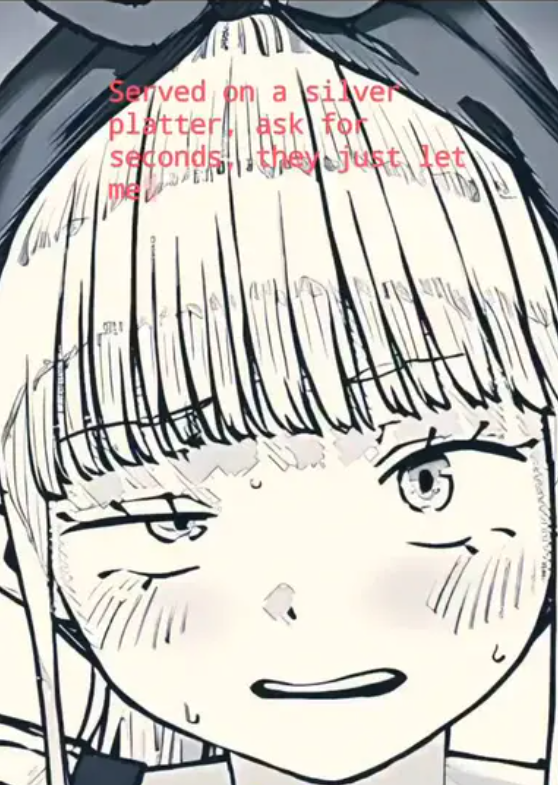 Mono "Served on a silver platter ask for seconds they just let me ...