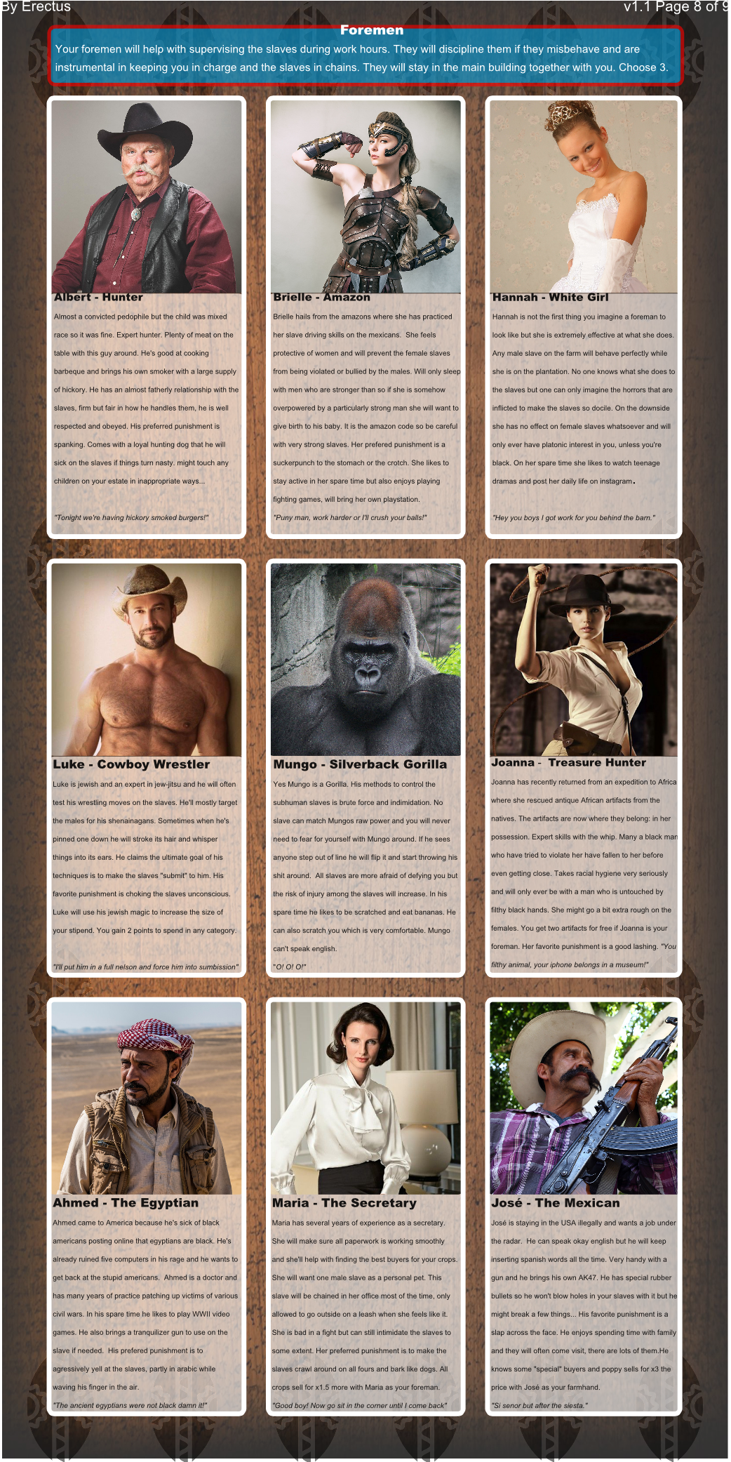 Slave Owner CYOA: Plantation Edition! : r/nsfwcyoa