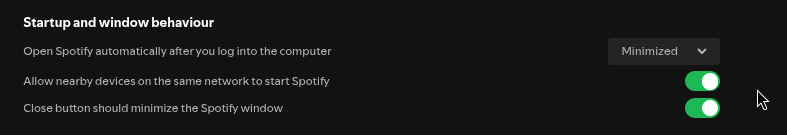 Spotify does not minimise when closed / Applications & Desktop ...
