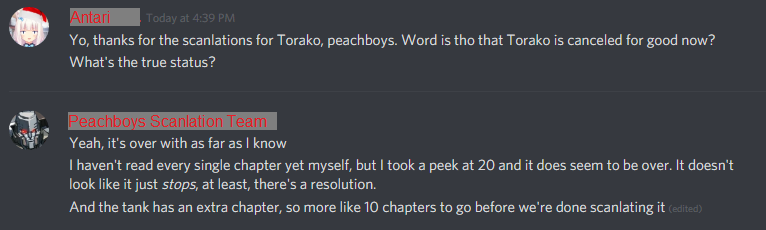 Torako, Anmari Kowashicha Damedayo | Page 6 | MangaDex Forums