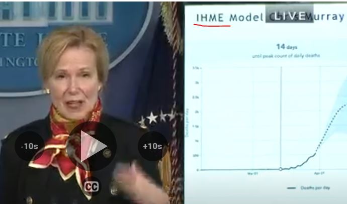 University projections of WuFlu hospitalizations turn out to be four ...