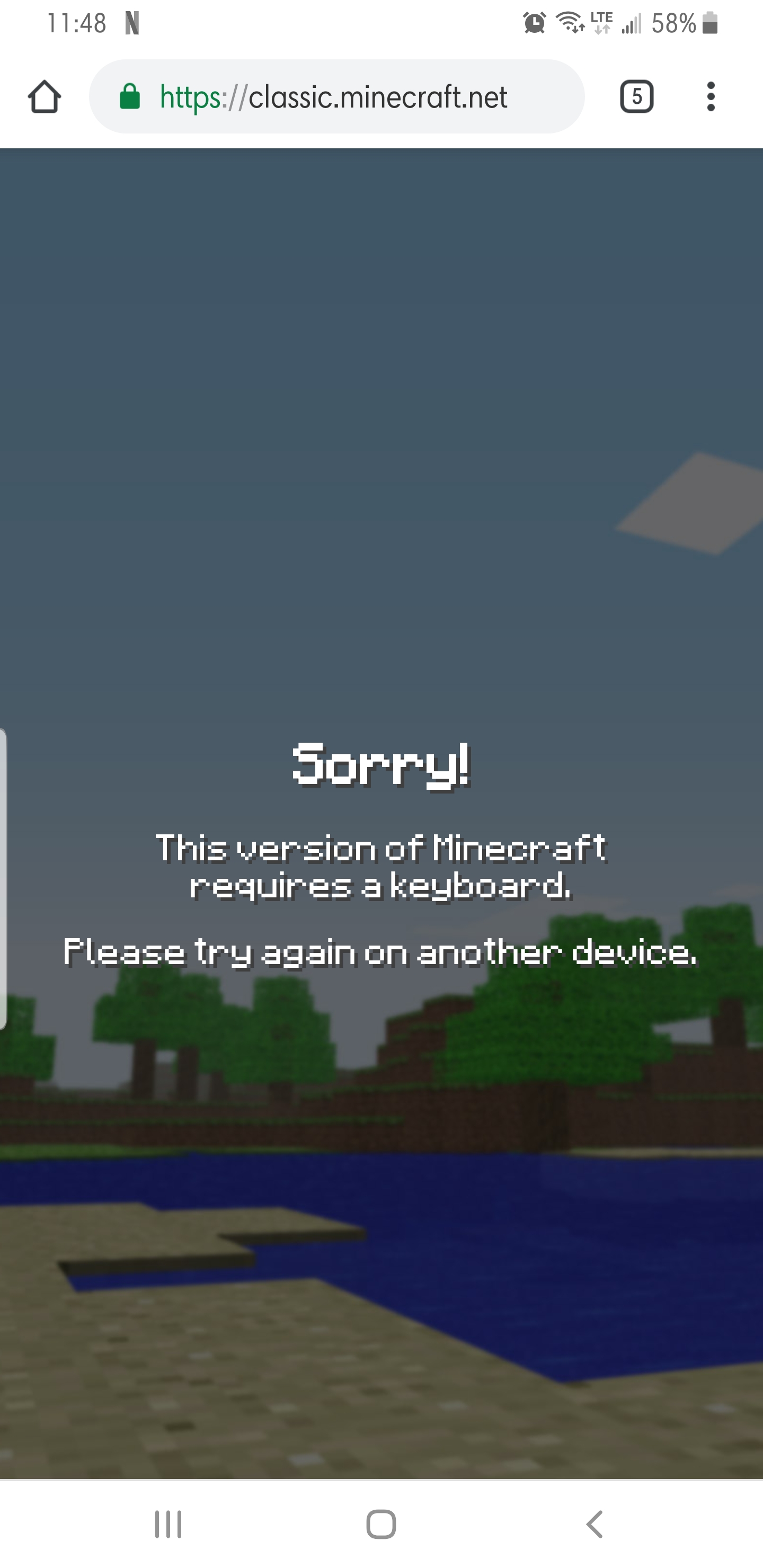 To play Minecraft classic on a blackberry : r/therewasanattempt
