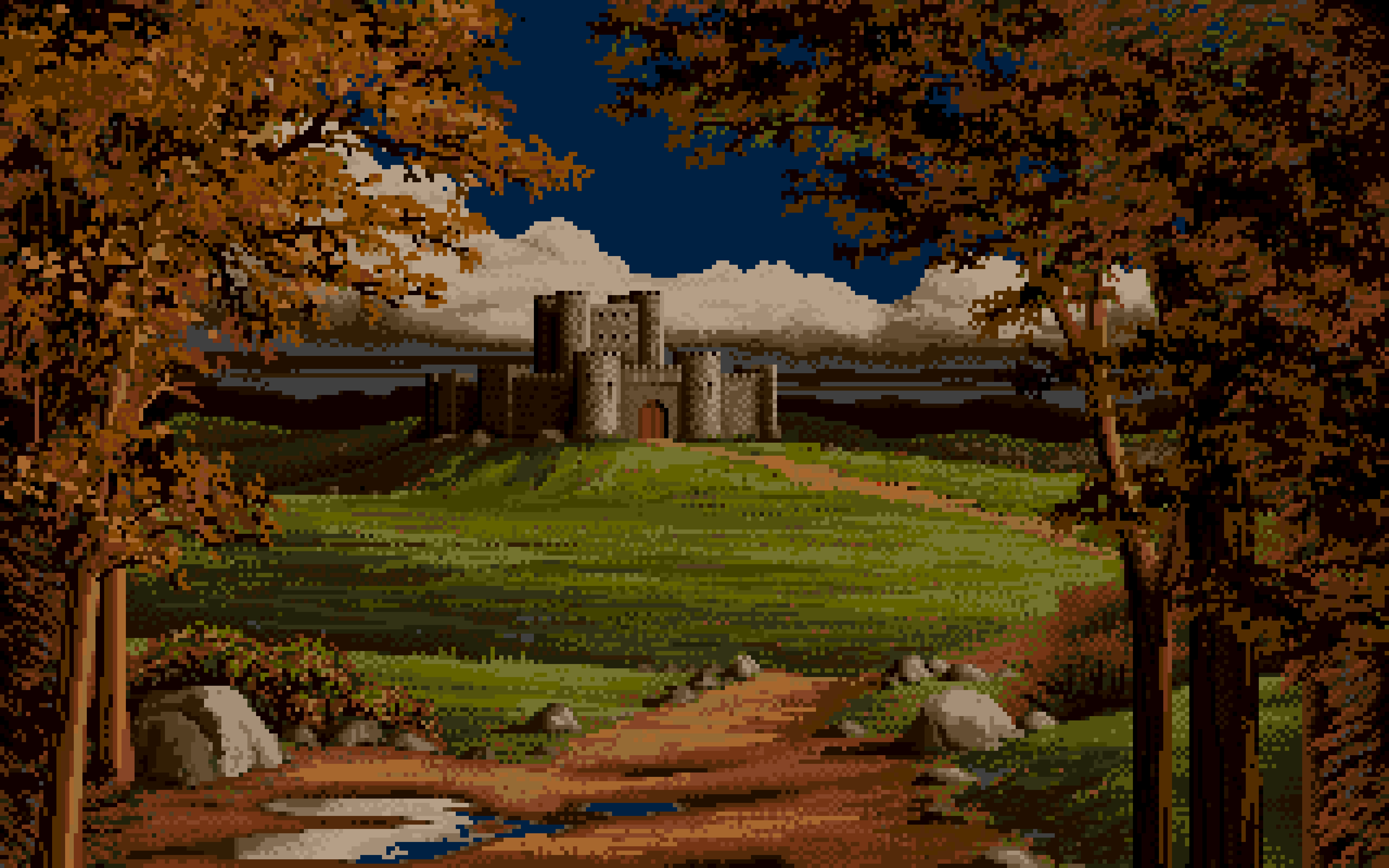 Castle Pixelated [1920 x 1080] : r/wallpapers