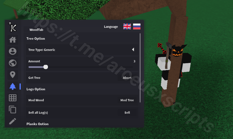 Arceus X Scripts – Telegram