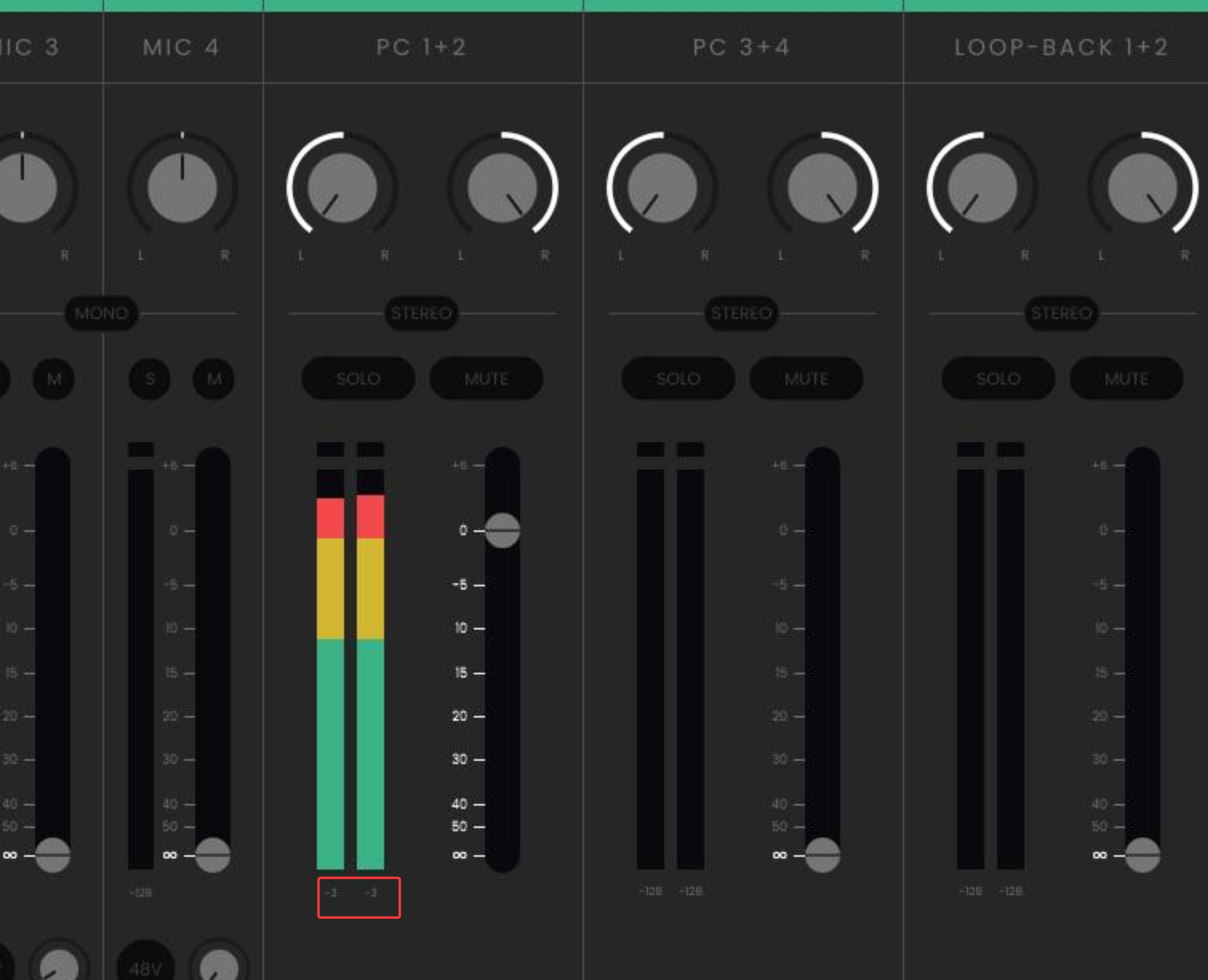 FL Studio mixer is between -3 and 0db, but on my Audient Evo 8 interface for my monitors is in ...