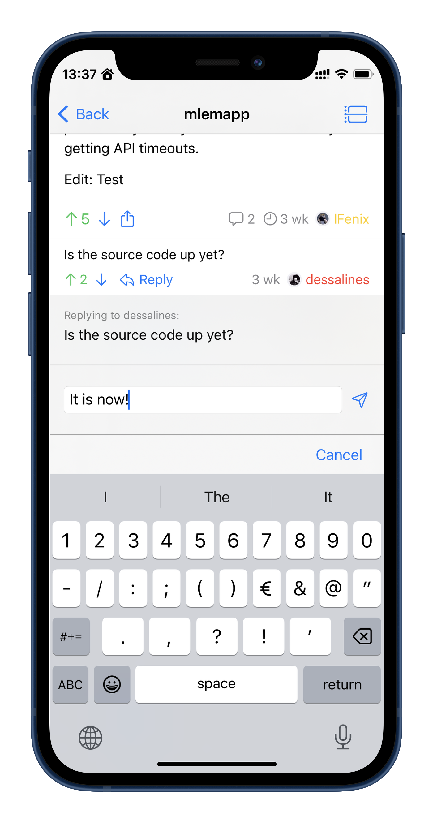 GitHub - samalone/Mlem: The Lemmy client