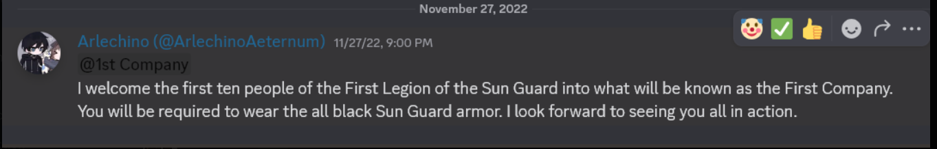 Sun Guard - Roblox Library of Clans