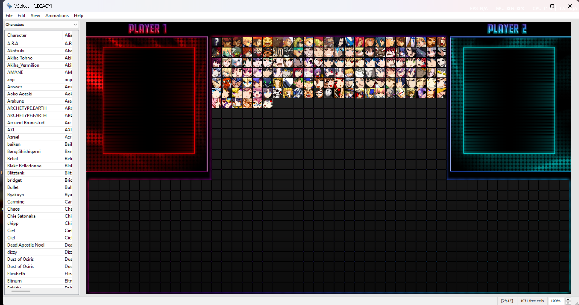 Need help on characters not showing up (Mugen 1.1) - [ MUGEN SOFTWARE Q ...