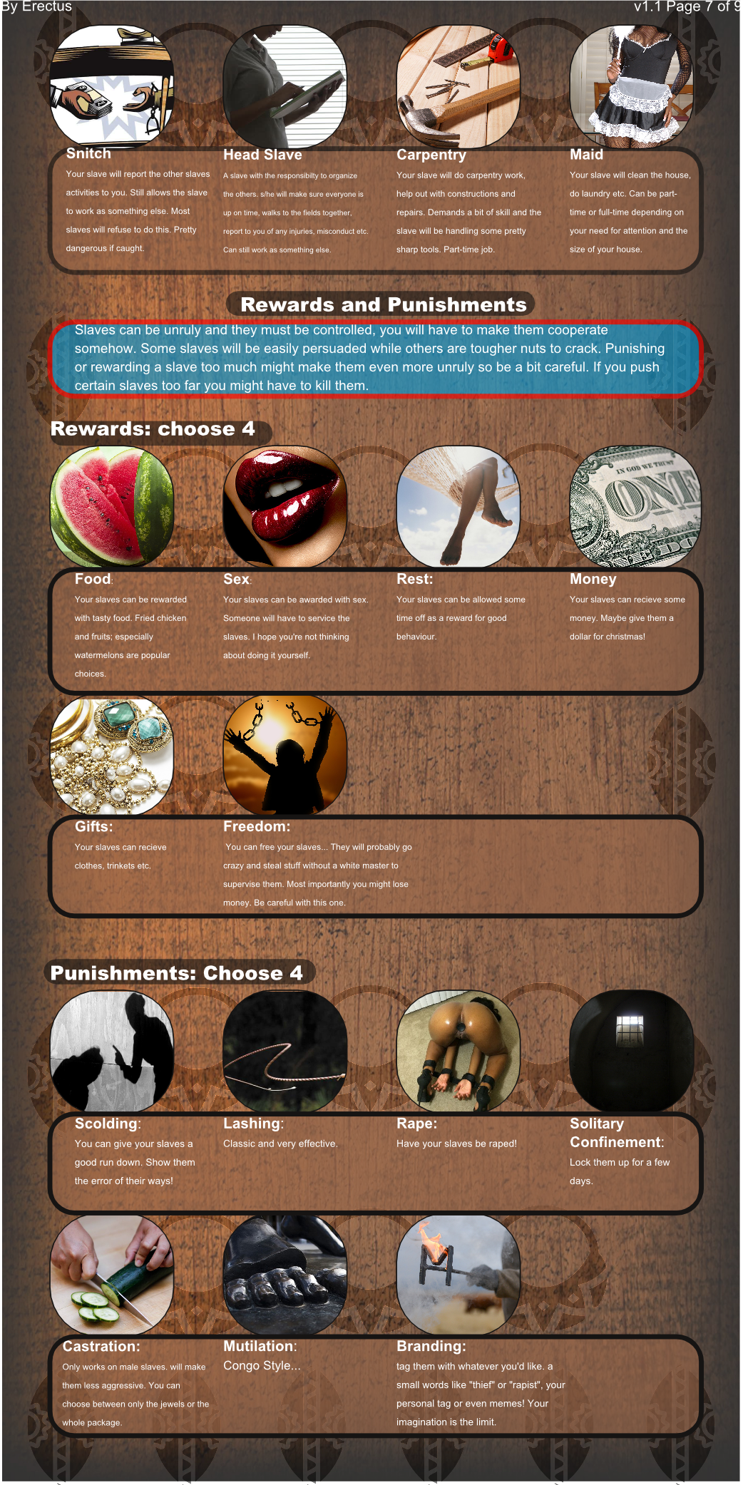 Slave Owner CYOA: Plantation Edition! : r/nsfwcyoa