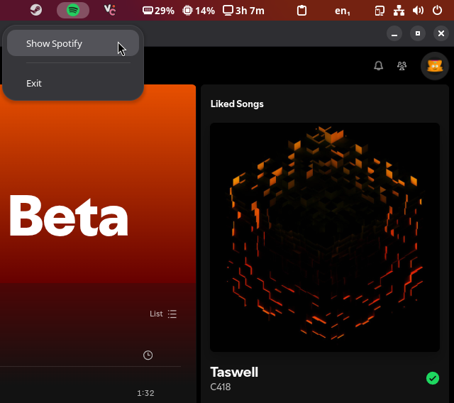 Spotify does not minimise when closed / Applications & Desktop ...