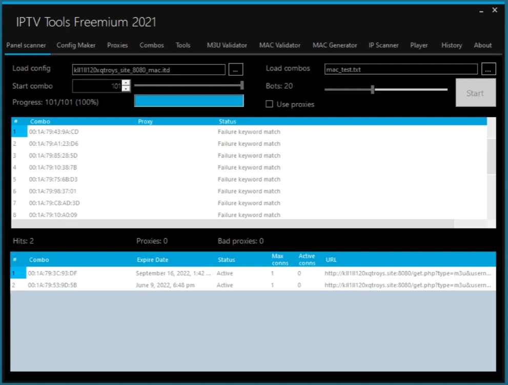 iptv scan - iptv tarama programları