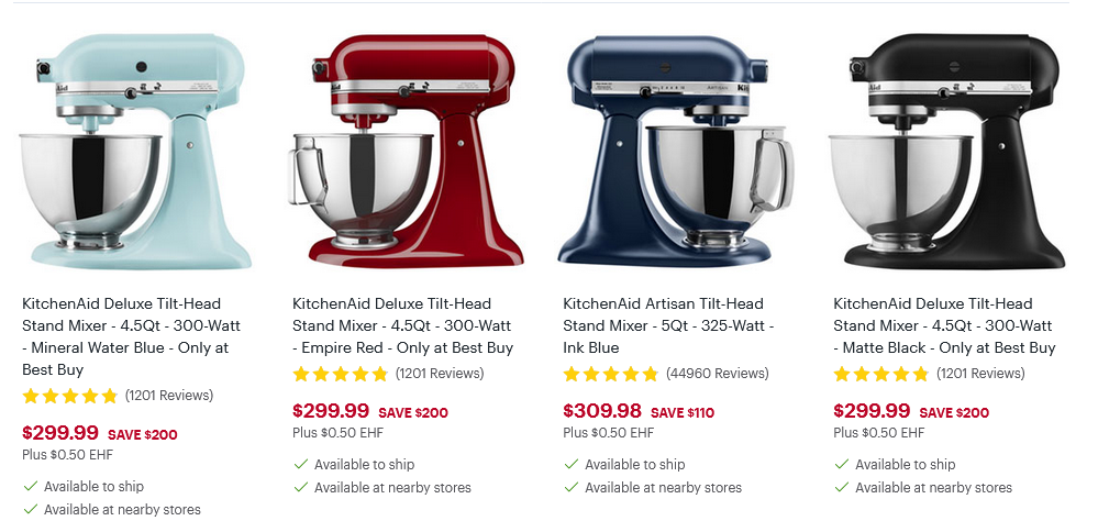 [Walmart] KitchenAid® Ultra Power® Plus Series 4.5-Quart Tilt-Head ...