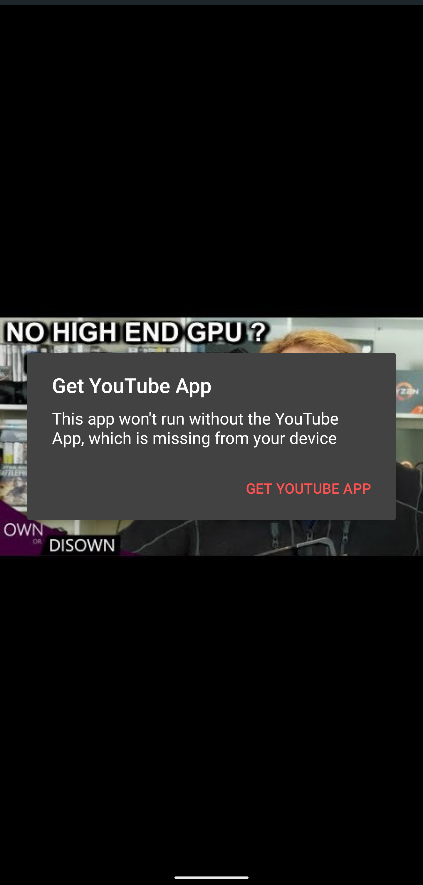 YouTube external app doesn't work : r/RelayForReddit