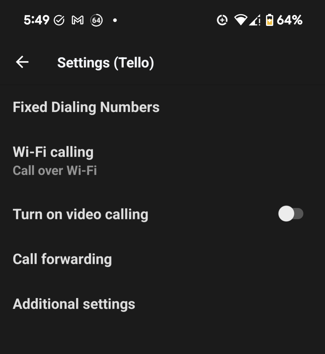 Phone rings twice when calling house phone, then drops the call. : r/Tello