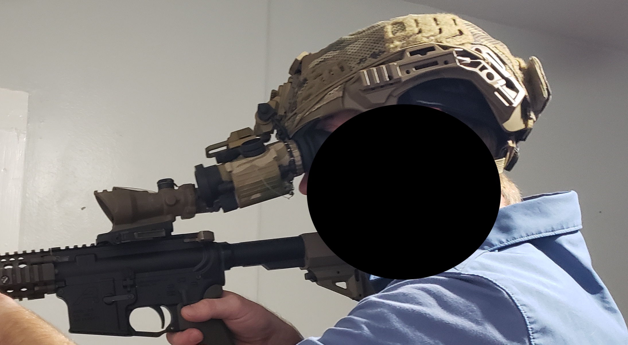 How well does a piggyback dot on an ACOG work for passive Night Vision ...