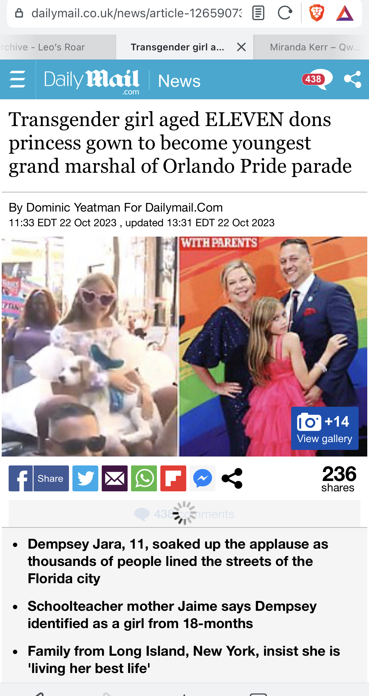 Eleven-Year-Old ‘Transgender’ Biological Boy Becomes Youngest Grand ...